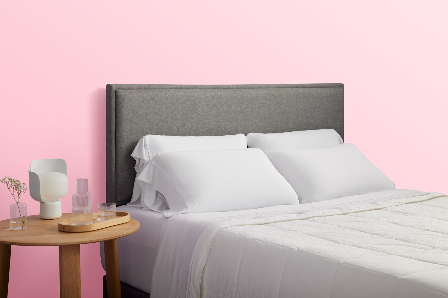 Purple SoftStretch Sheets White